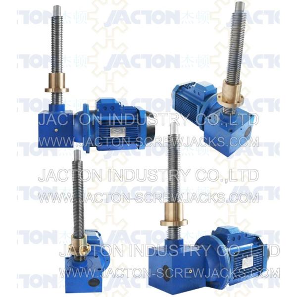 motorised screw jack, electric worm gear screw jack, electric screw ...